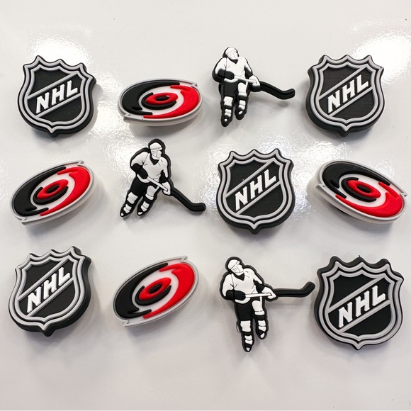 Accessories | 12 Carolina Hurricanes Croc Charms Jibbitz | Poshmark